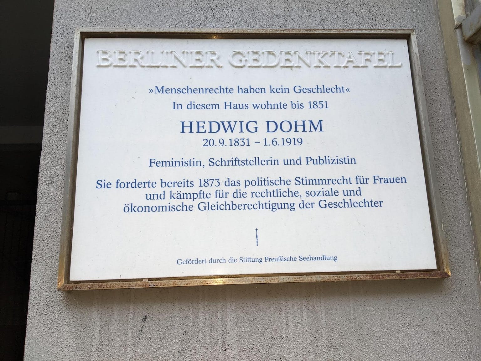 Berühmte Frauenrechtlerinnen in Berlin