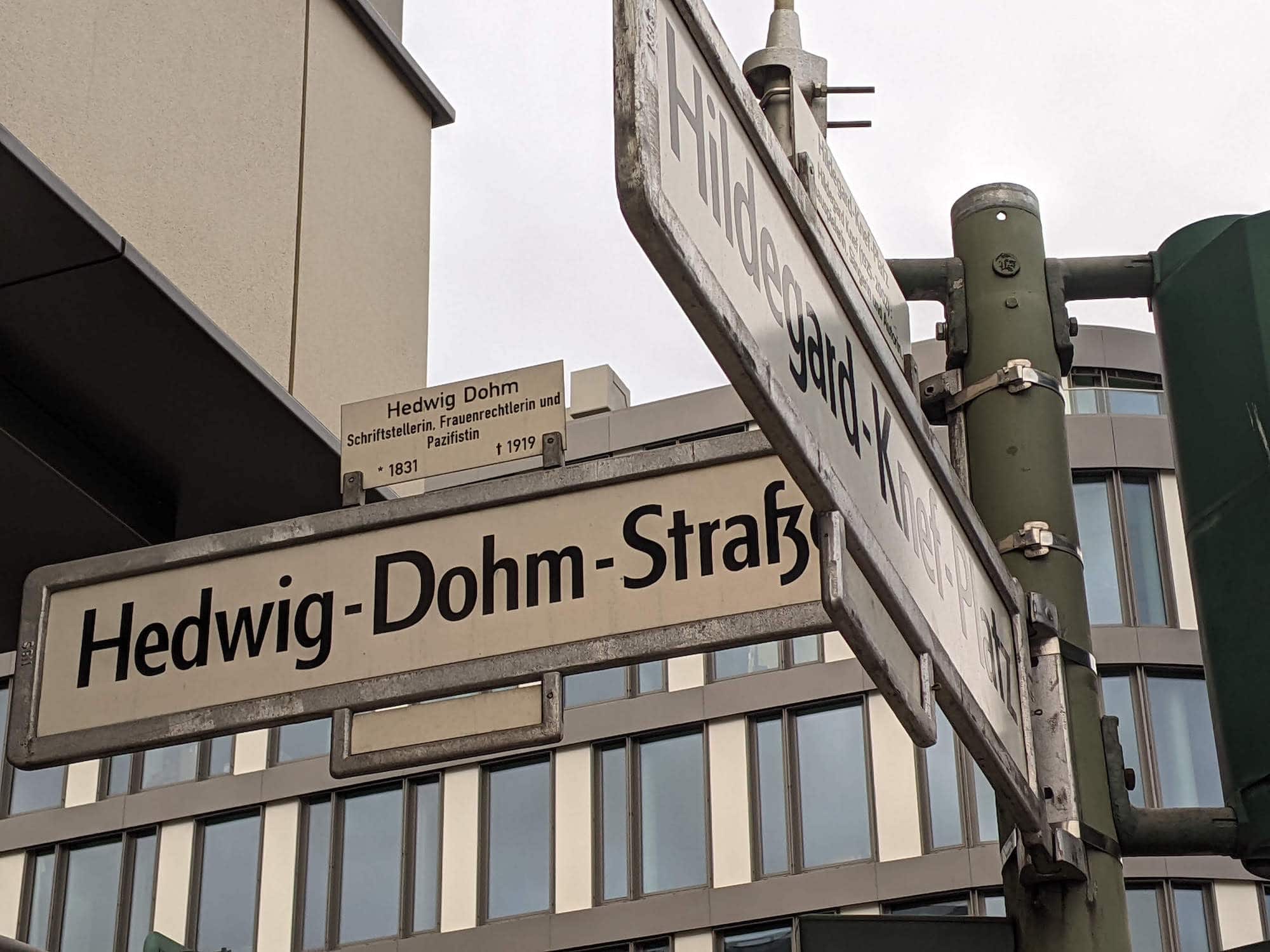 Berühmte Frauenrechtlerinnen in Berlin