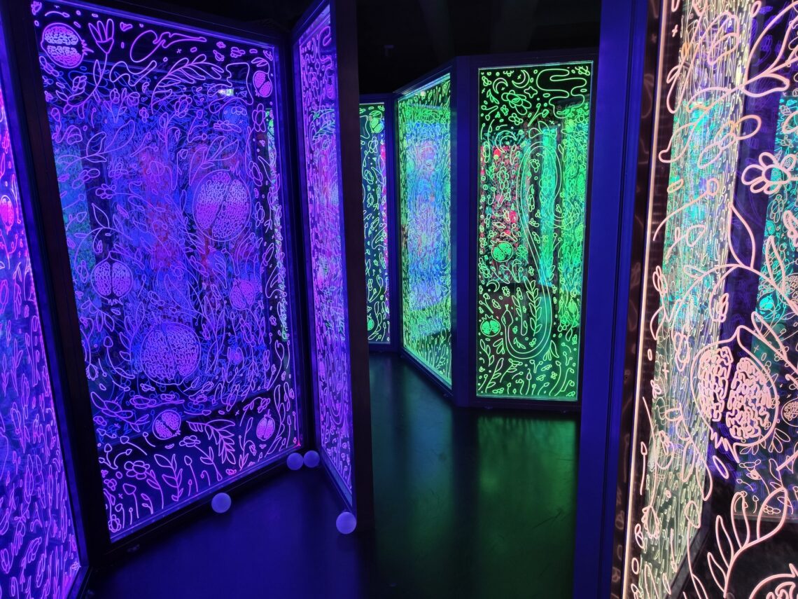 IKONO Berlin: Bällebad und Farbexplosionen